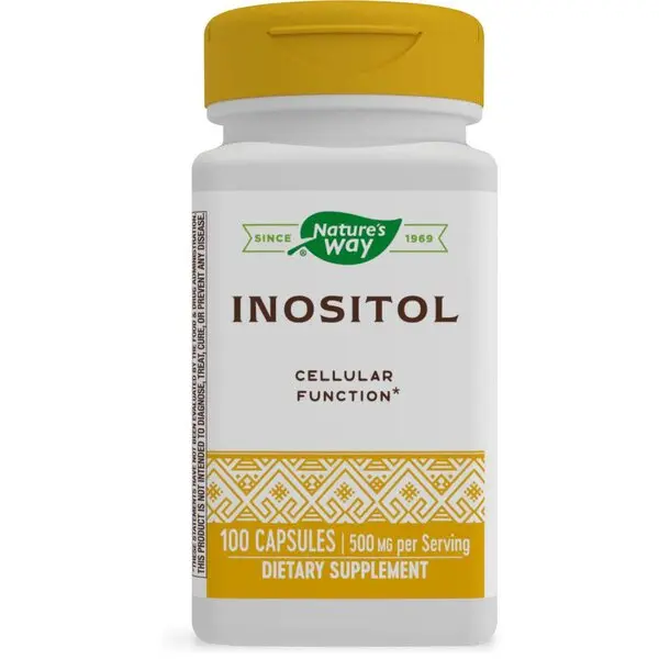 NATURE'S WAY Inositol 500mg 100 Capsules - One-color