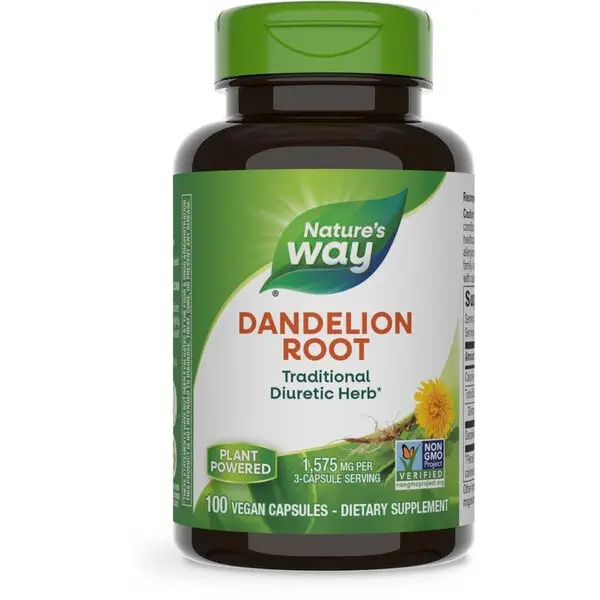 NATURE'S WAY Dandelion Root 100 Capsules - One-color