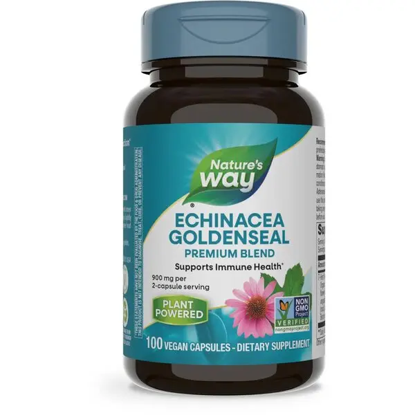 NATURE'S WAY Echinacea Goldenseal 100 Capsules - One-color
