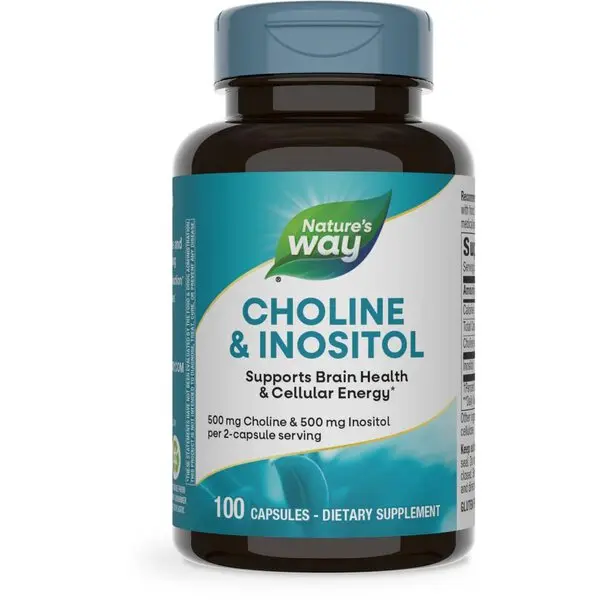 NATURE'S WAY Choline & Inositol 100 Capsules - One-color
