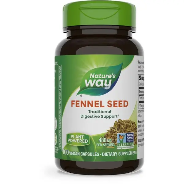 NATURE'S WAY Fennel Seed 100 Capsules - One-color