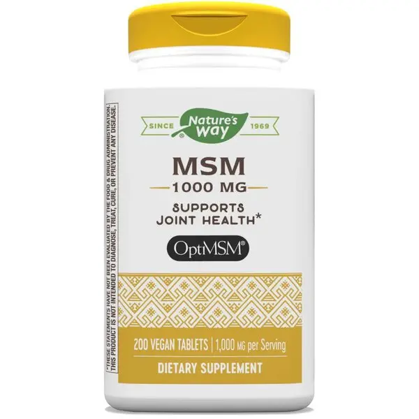 NATURE'S WAY Msm 1000mg 200 Tablets - One-color