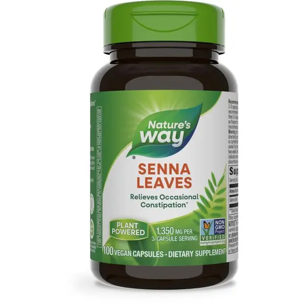 NATURE'S WAY Senna Leaves 100 Capsules