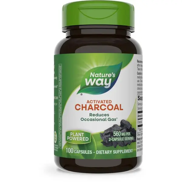 NATURE'S WAY Charcoal Activated 100 Capsules - One-color