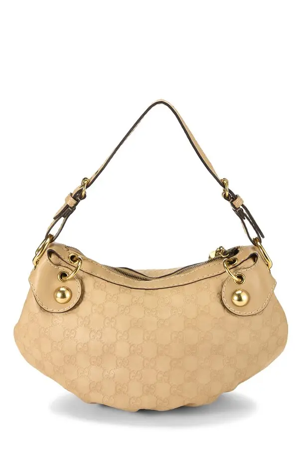 Gucci Sima Leather Babouska Shoulder Bag