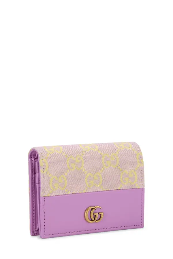 Gucci Gg Canvas Marmont Compact Wallet