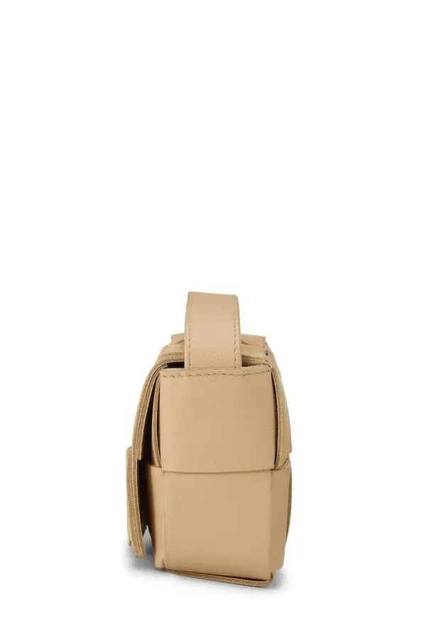 Bottega Veneta Maxi Intrecciato Candy Cassette Crossbody - Beige
