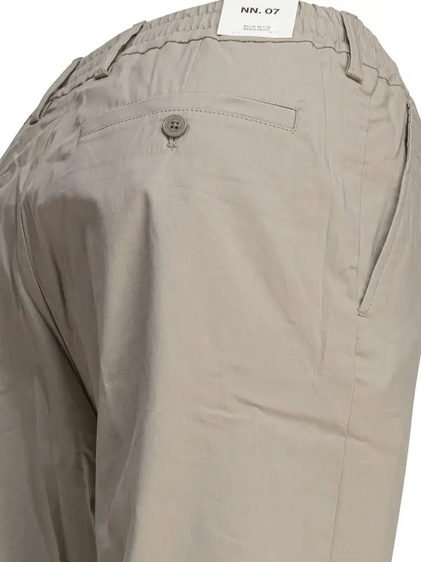 NN.07 Cotton Blend Trousers - Grey