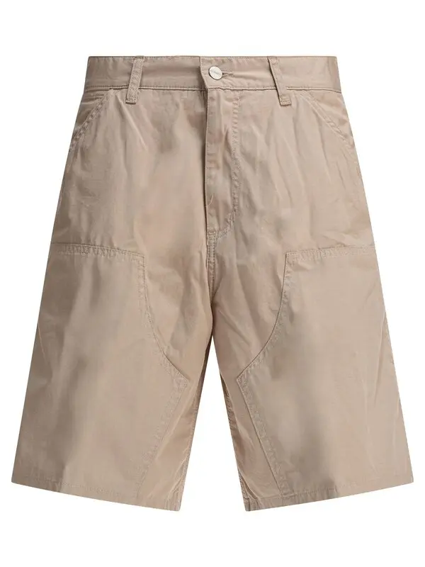 Carhartt Work In Progress Double Knee Relaxed Fit Shorts - Beige