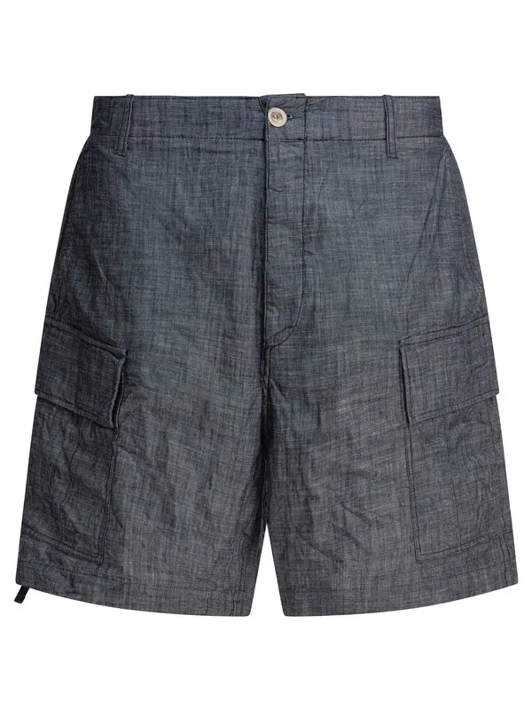 C.P. COMPANY Chambray Cargo Shorts