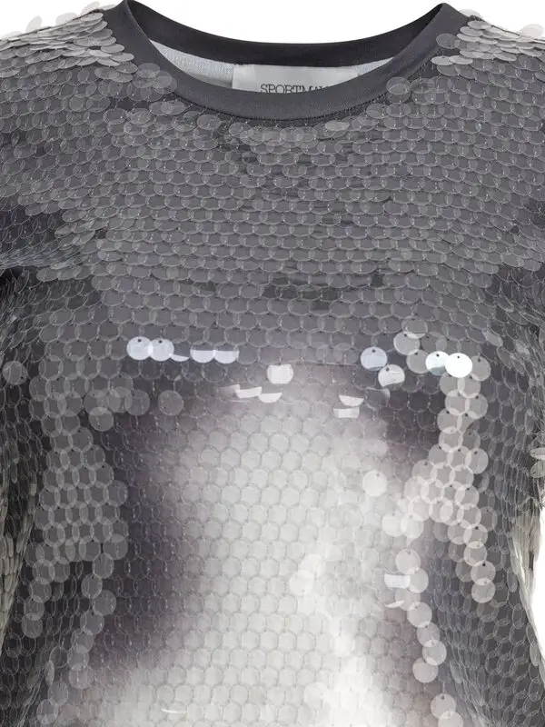 Max Mara Sequin T-shirt - Grey