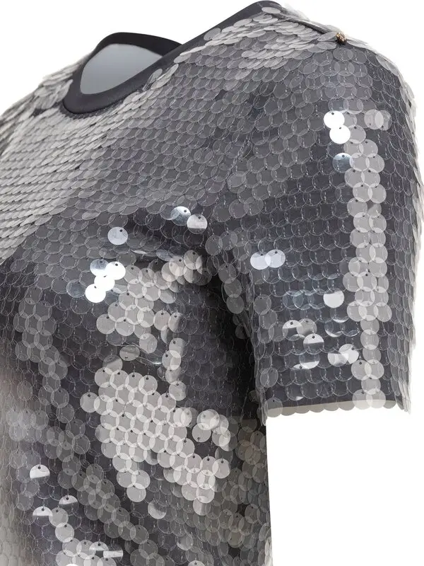 Max Mara Sequin T-shirt - Grey