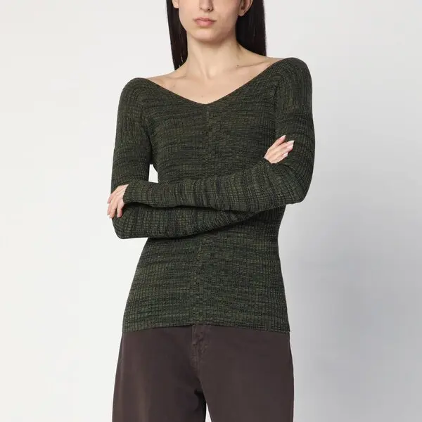 6397 Double V Sweater