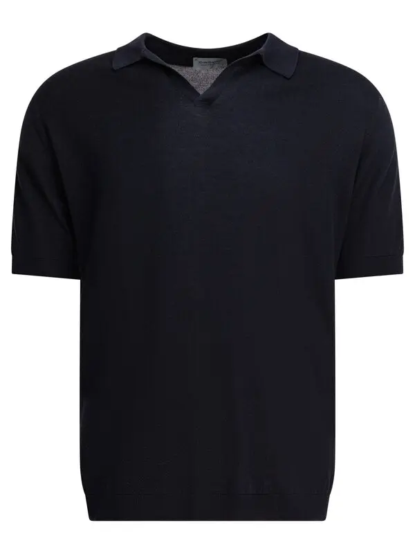 John Smedley Polo Shirts - Blue