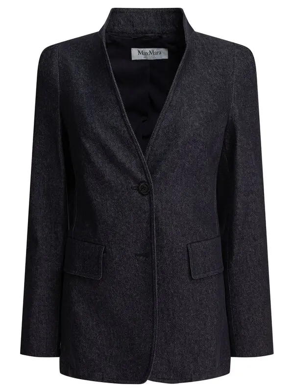 Max Mara Denim-effect Blazer