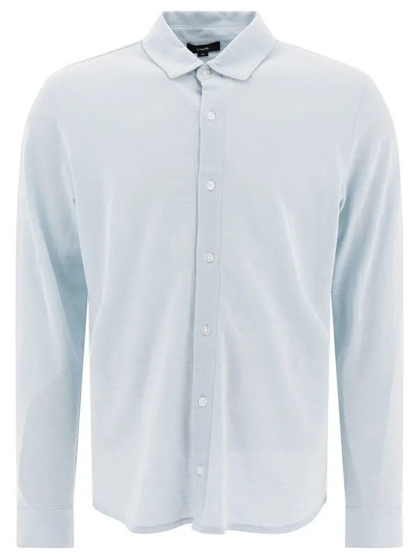 VIN CE. Cotton Pique Shirt