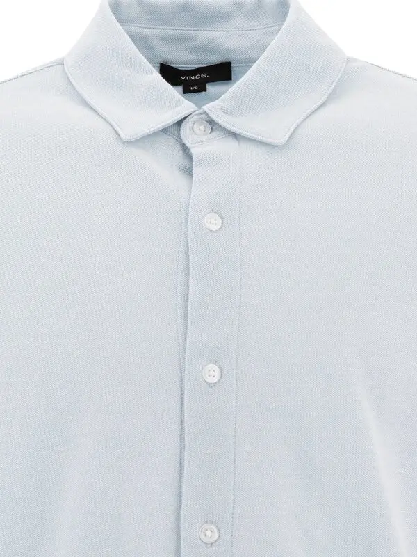 VIN CE. Cotton Pique Shirt