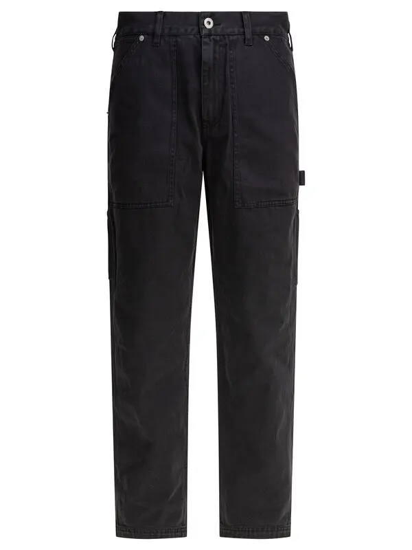 ALEX MILL Painter Denim Trousers - Black