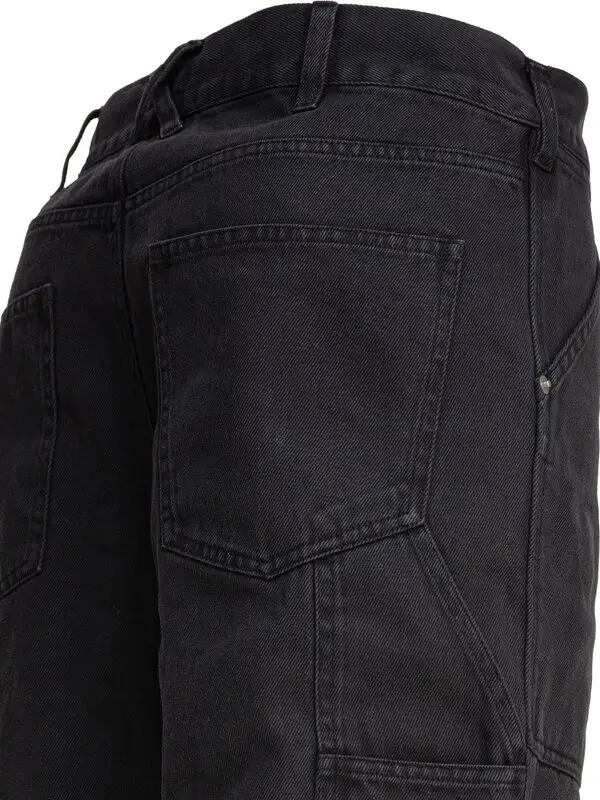 ALEX MILL Painter Denim Trousers - Black