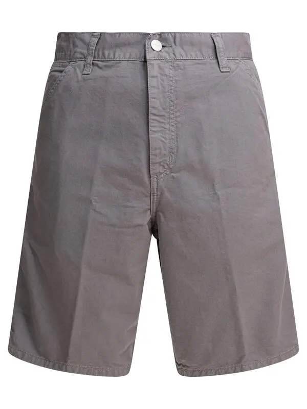 Carhartt Work In Progress Single Knee Relaxed Fit Shorts - Grey