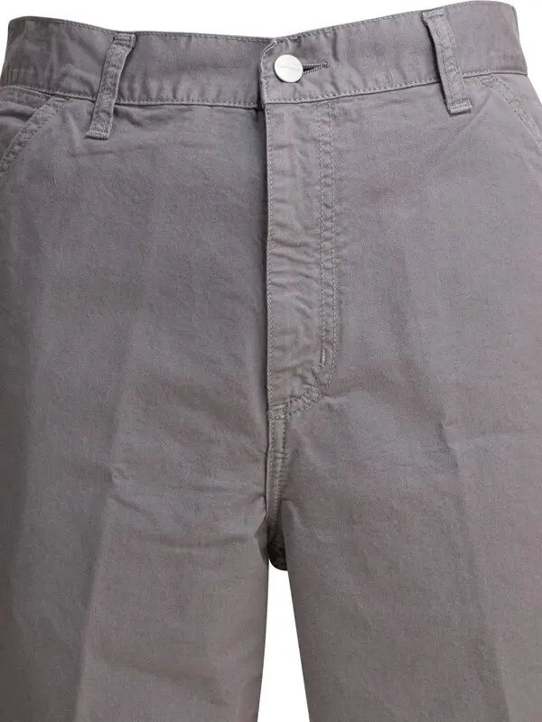 Carhartt Work In Progress Single Knee Relaxed Fit Shorts - Grey