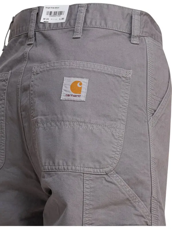 Carhartt Work In Progress Single Knee Relaxed Fit Shorts - Grey