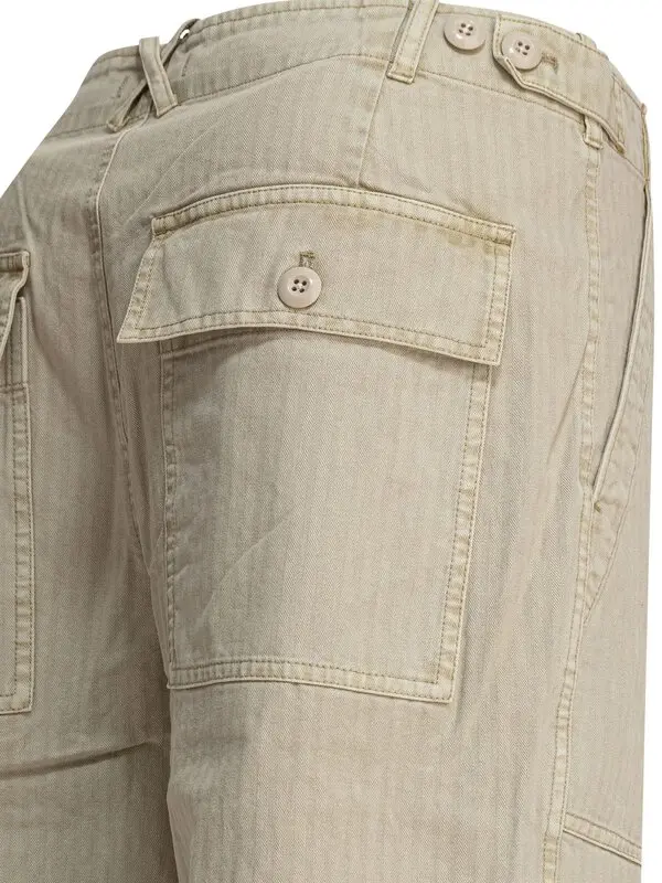 ALEX MILL Vintage Og107 Trousers - Beige