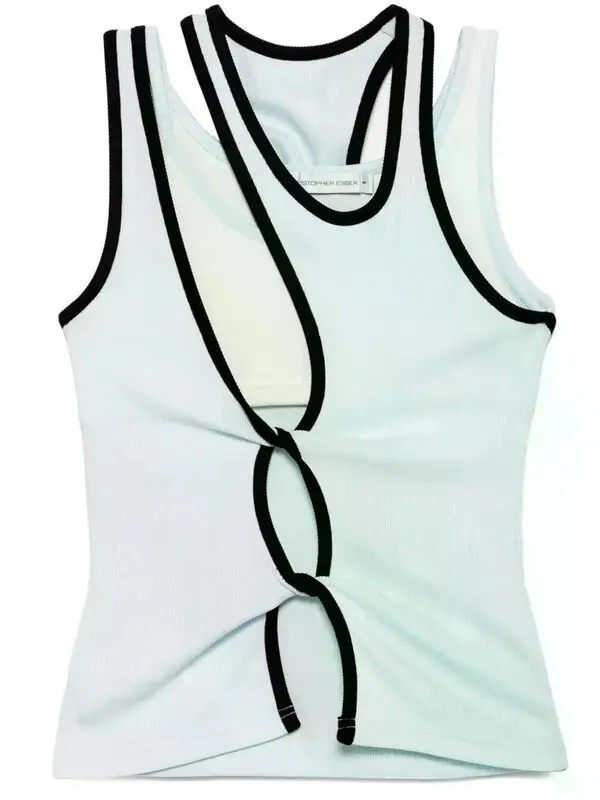 Christopher Esber Ringer Tank Top - Blue