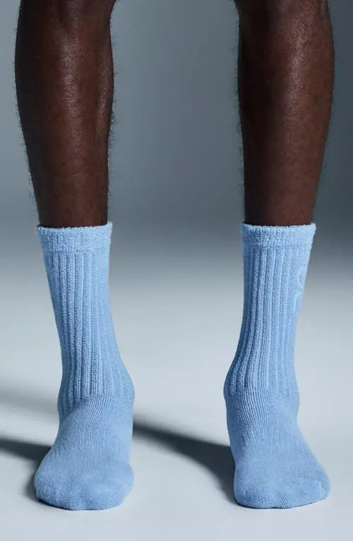 On Cotton Terry Crew Socks - Stratosphere