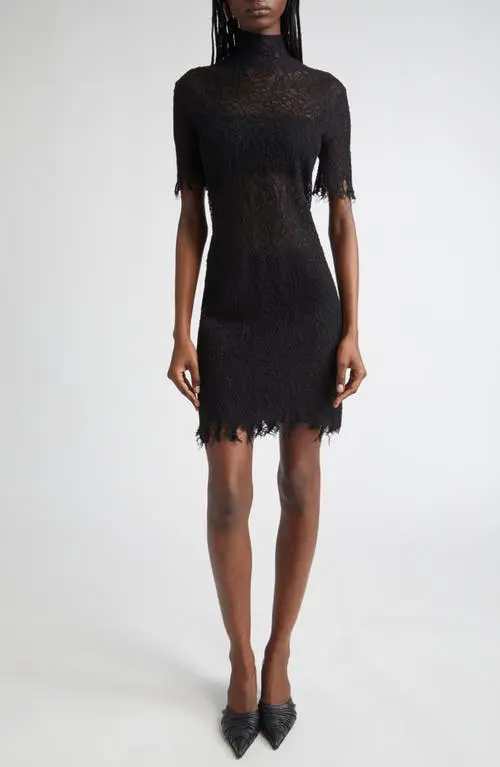 Alexander McQueen Cobweb Lace Minidress