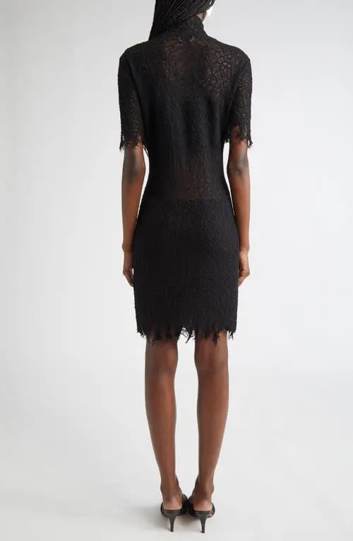 Alexander McQueen Cobweb Lace Minidress