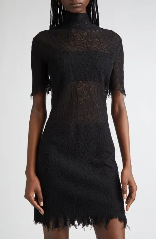 Alexander McQueen Cobweb Lace Minidress