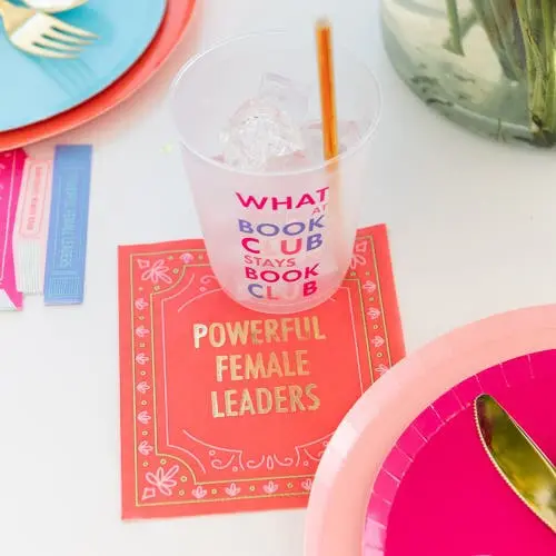 JOLLITY & CO Book Club Book Cover Cocktail Napkins
