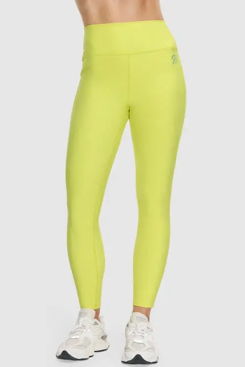 PELOTON Cadent High-rise Pocket Leggings - Lemon-lime