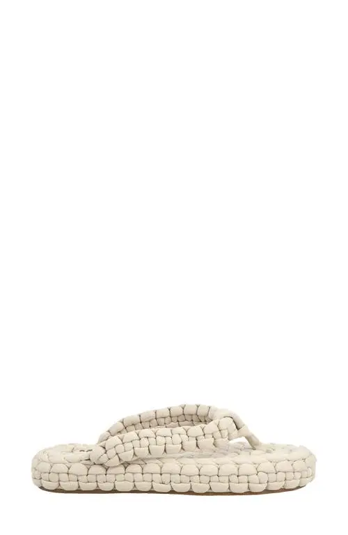 Mia Monako Woven Flip Flop - Sand