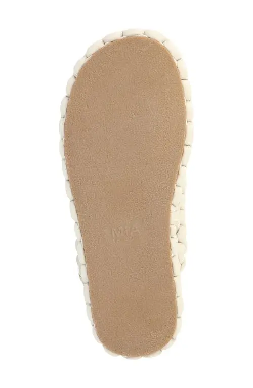 Mia Monako Woven Flip Flop - Sand