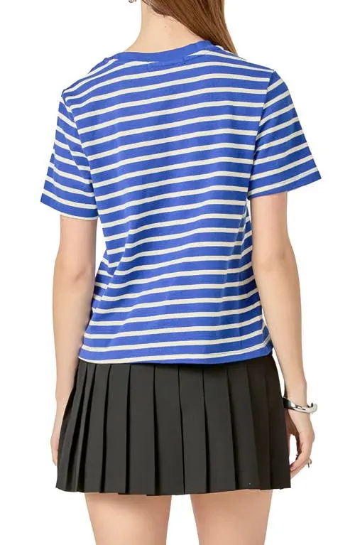 English Factory Striped Cotton T-shirt