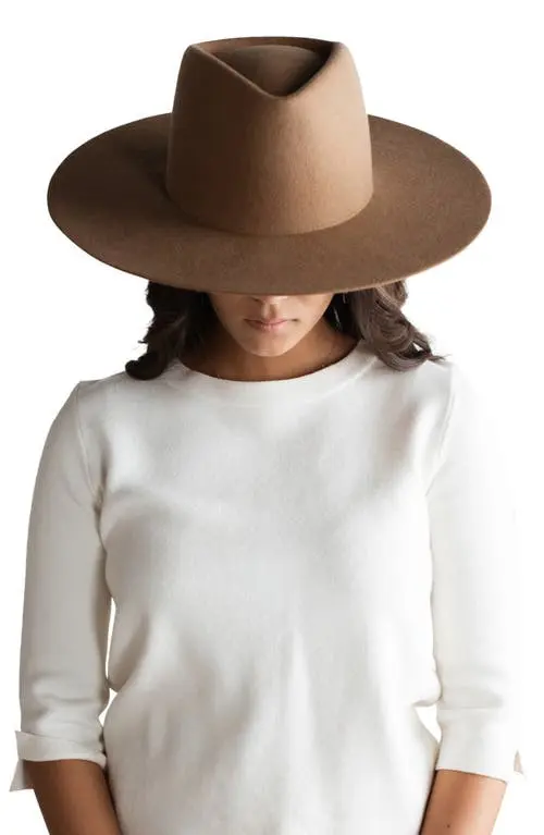Gigi Pip Dakota Wide Brim Hat - Brown