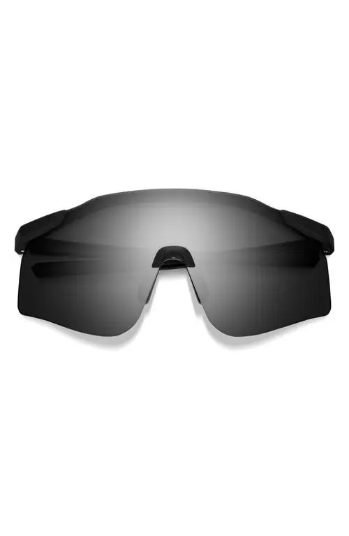 SMITH Optics Defy 135mm Chromapop™ Polarized Shield Sunglasses - Matte Black / Black