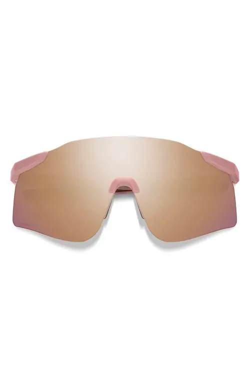 SMITH Optics Defy 135mm Chromapop™ Polarized Shield Sunglasses - Matte Chalk Rose / Rose Gold