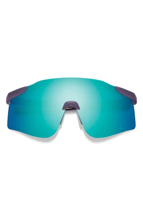 SMITH Optics Defy 135mm Chromapop™ Polarized Shield Sunglasses - Matte Purple / Cinder / Hi Viz
