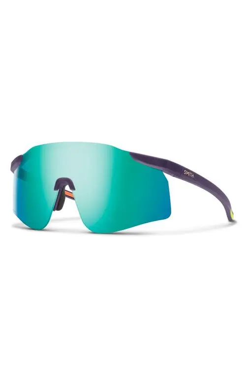 SMITH Optics Defy 135mm Chromapop™ Polarized Shield Sunglasses - Matte Purple / Cinder / Hi Viz