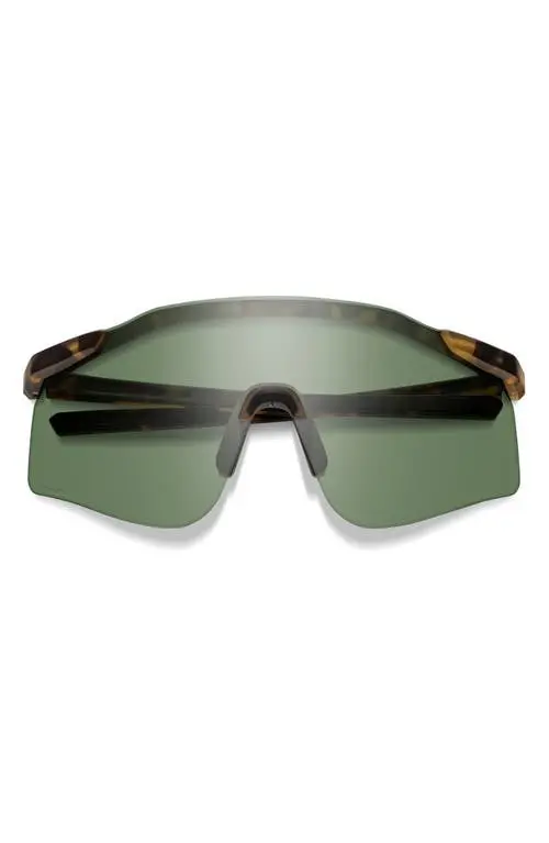 SMITH Optics Defy 135mm Chromapop™ Polarized Shield Sunglasses - Matte Tortoise / Gray Green