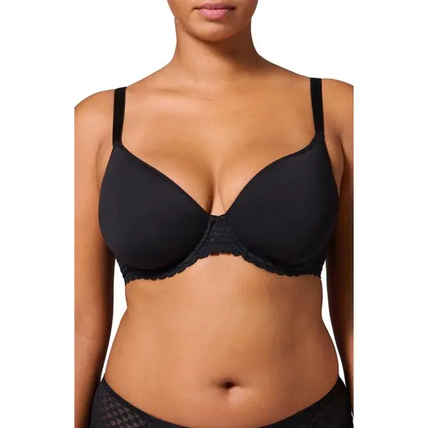 Simone Perele Subtile 3d Underwire Plunge Bra - Black