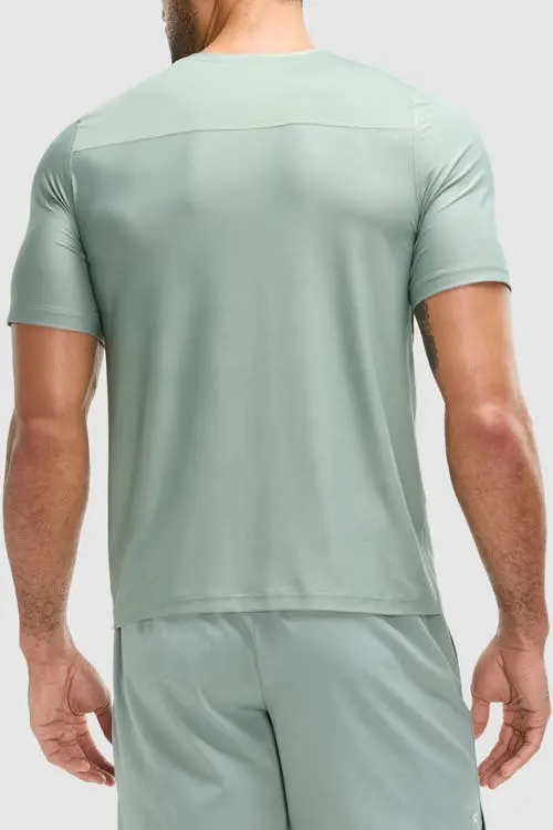 PELOTON Performance Short Sleeve Top - Chinois Green