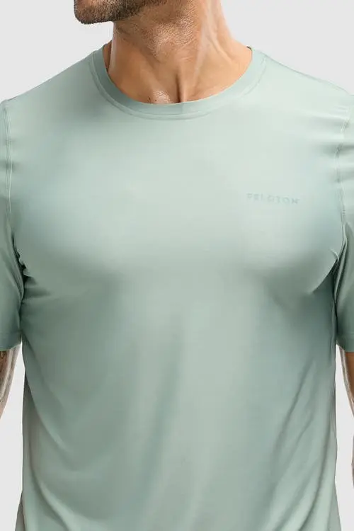 PELOTON Performance Short Sleeve Top - Chinois Green