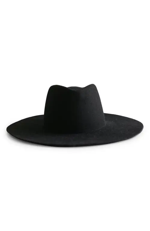 Gigi Pip Dakota Wide Brim Felt Hat - Black
