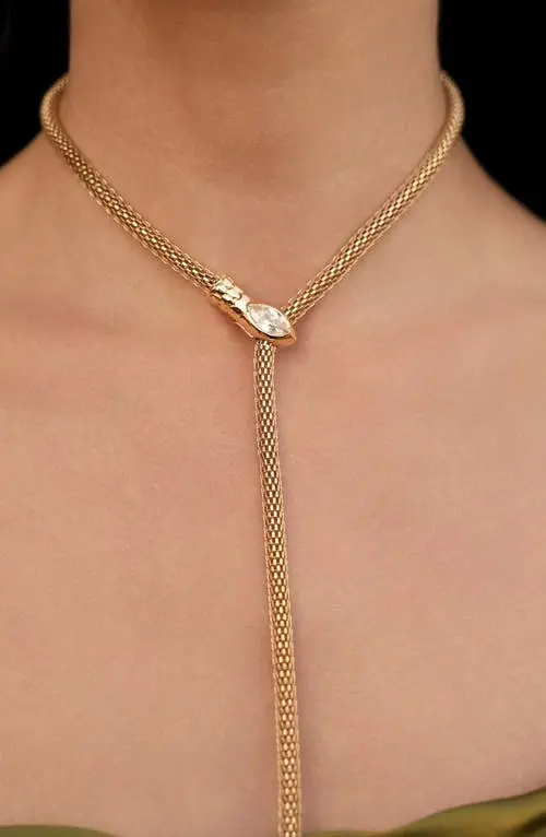 Ettika Serpentina Lariat Necklace