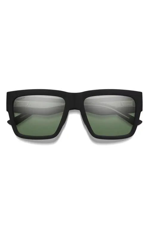 SMITH Lineup 58mm Chromapop™ Sunglasses - Matte Black / Gray Green