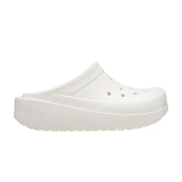 CROCS Classic Blunt Toe Clogs - White